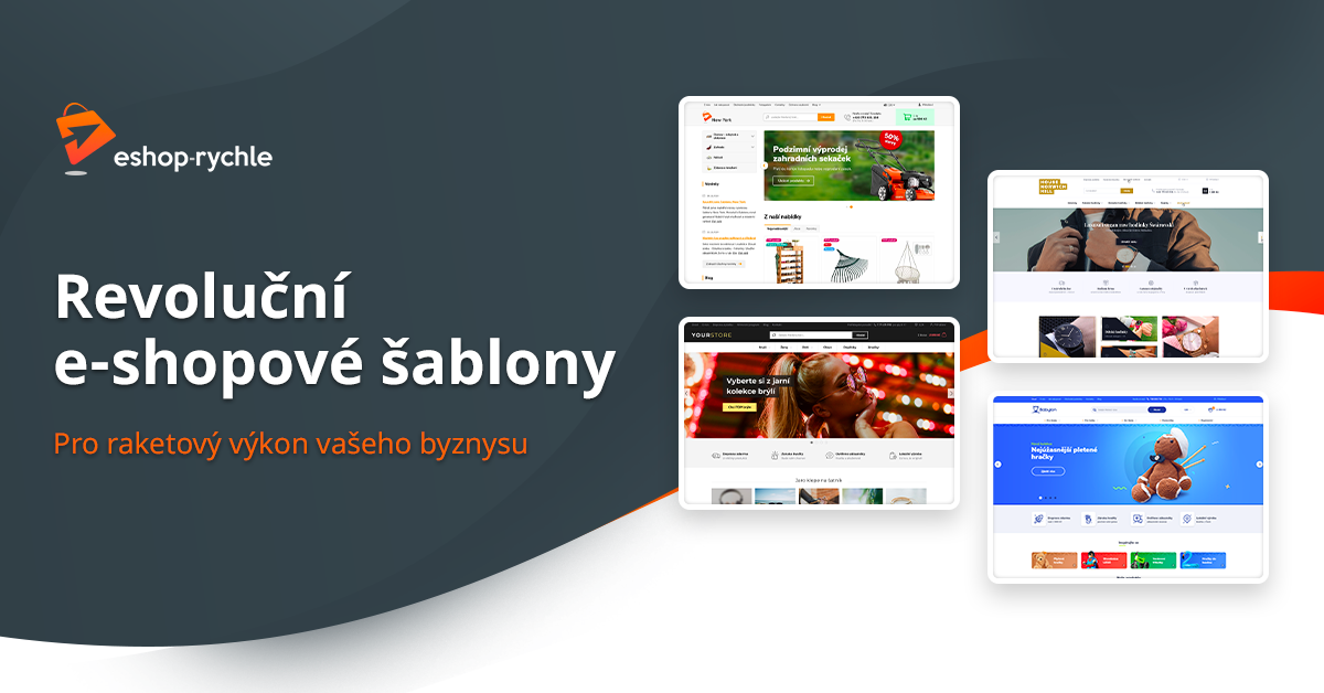 Revoluční e-shopové šablony | Eshop‑rychle.cz